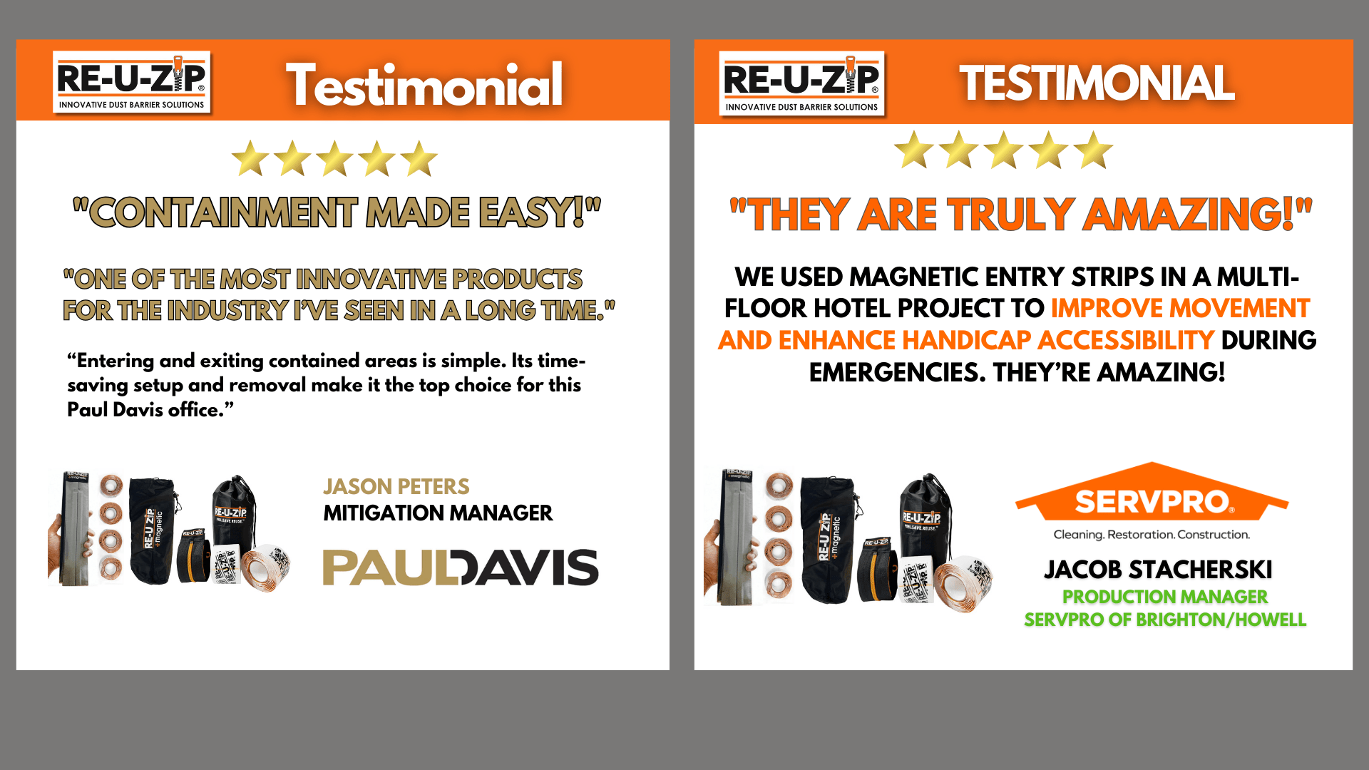 RE-U-ZIP® Innovative Dust Barrier Solutions | Dust Barrier System – RE ...