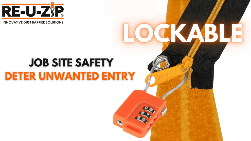 RE-U-ZIP® Reusable Dust Barrier Zipper | Starter Kit – RE-U-ZIP® | DUST ...