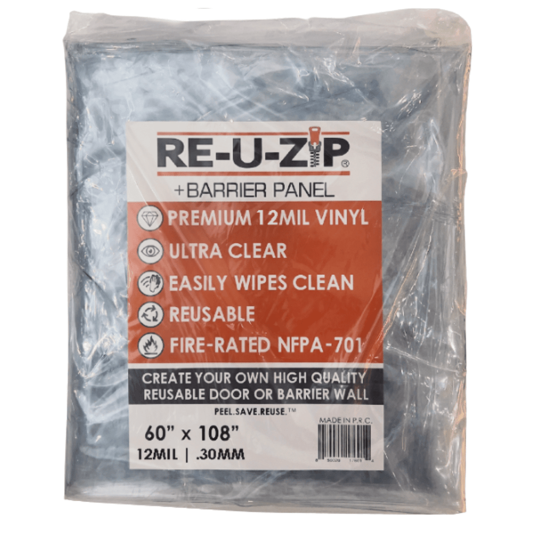RE-U-ZIP® Reusable Dust Barrier Zippers | Reliable Single or Multi-Use ...