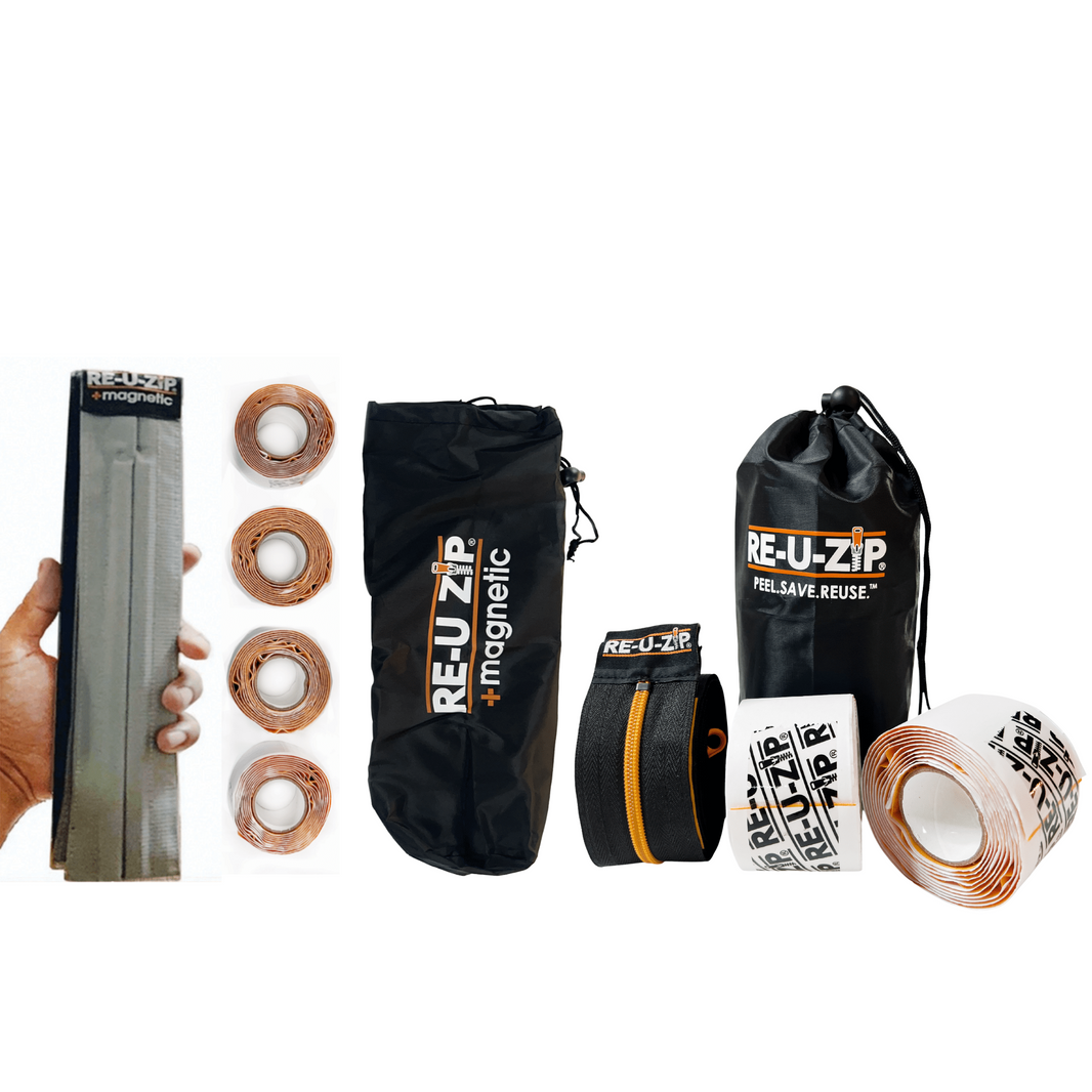 RE-U-ZIP™ Reusable Dust Barrier Zippers | Jam & Break Resistant – RE-U ...