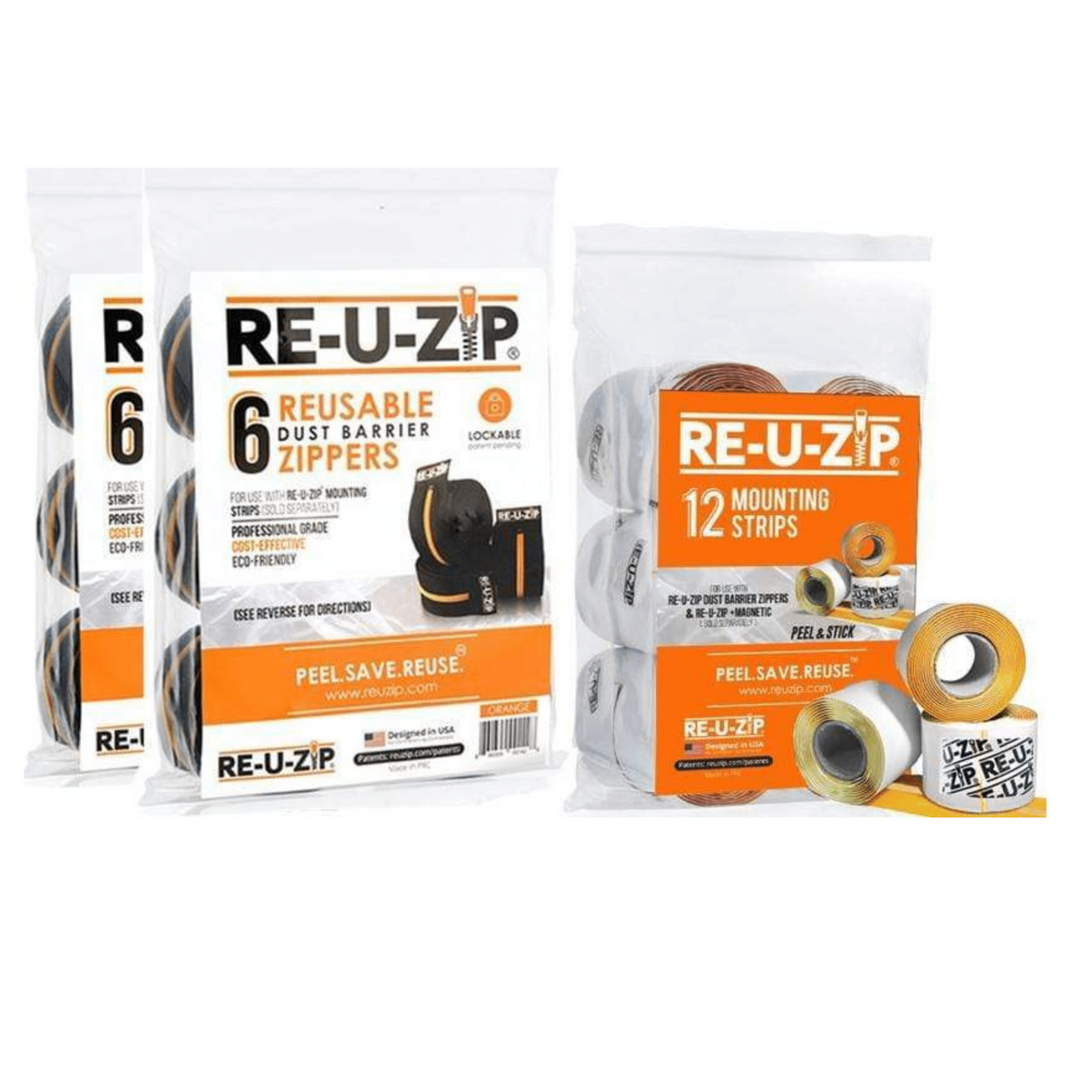 RE-U-ZIP® Reusable Dust Barrier Zippers | Reliable Single or Multi-Use ...
