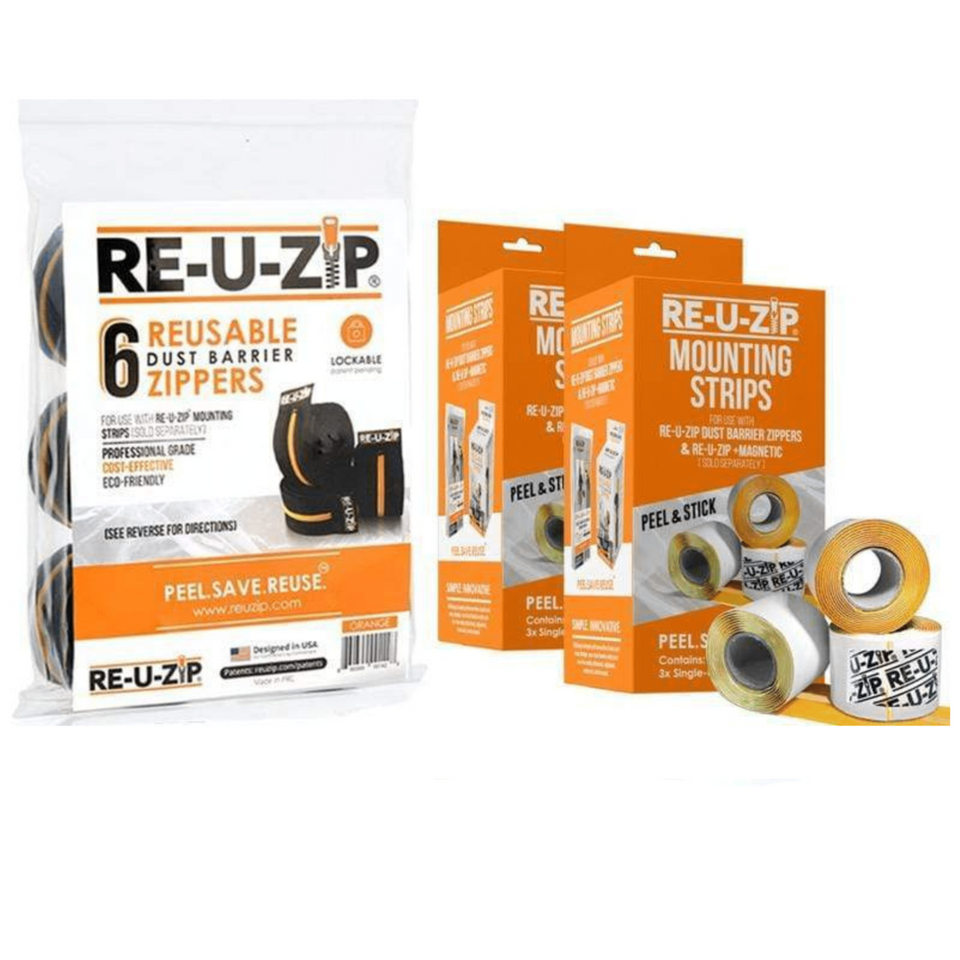 RE-U-ZIP® Reusable Dust Barrier Zippers | Reliable Single or Multi-Use ...